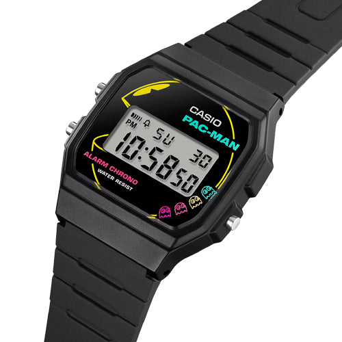 Casio Vintage PAC-MAN collaboration models STANDARD Black Dial Men 35.