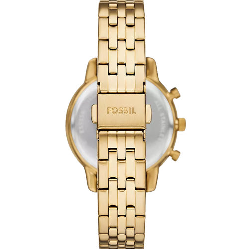Fossil Neutra Women's Mother-Of-Pearl Dial & Gold Chain Watch