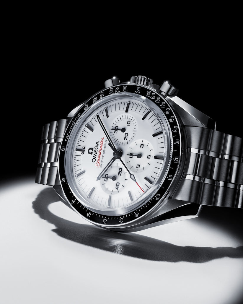 Omega Speedmaster Moon Watch Professional White Dial Men 42MM