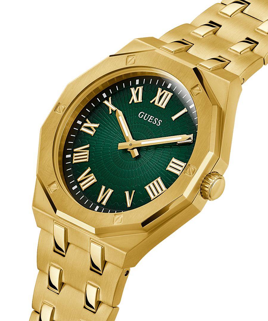 Guess Asset Green Dial Men 42.5mm GW0575G2