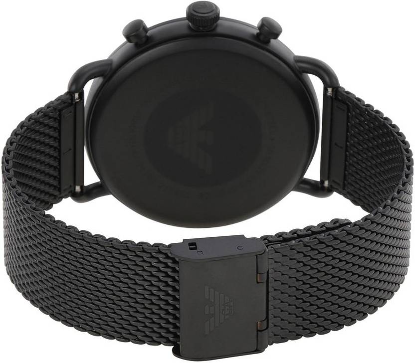 Emporio Armani Aviator Blue Dial Men 43mm